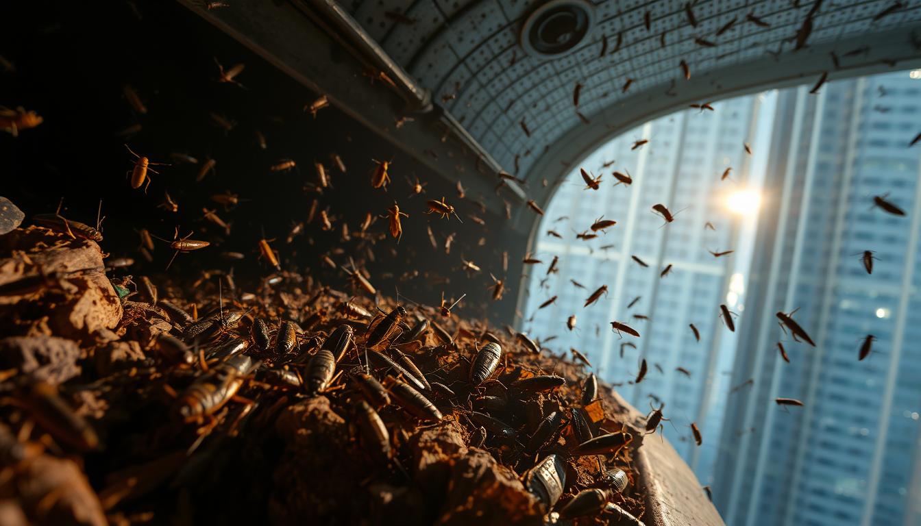 How Dubai’s High-Rise Garbage Chutes Attract Cockroach Colonies